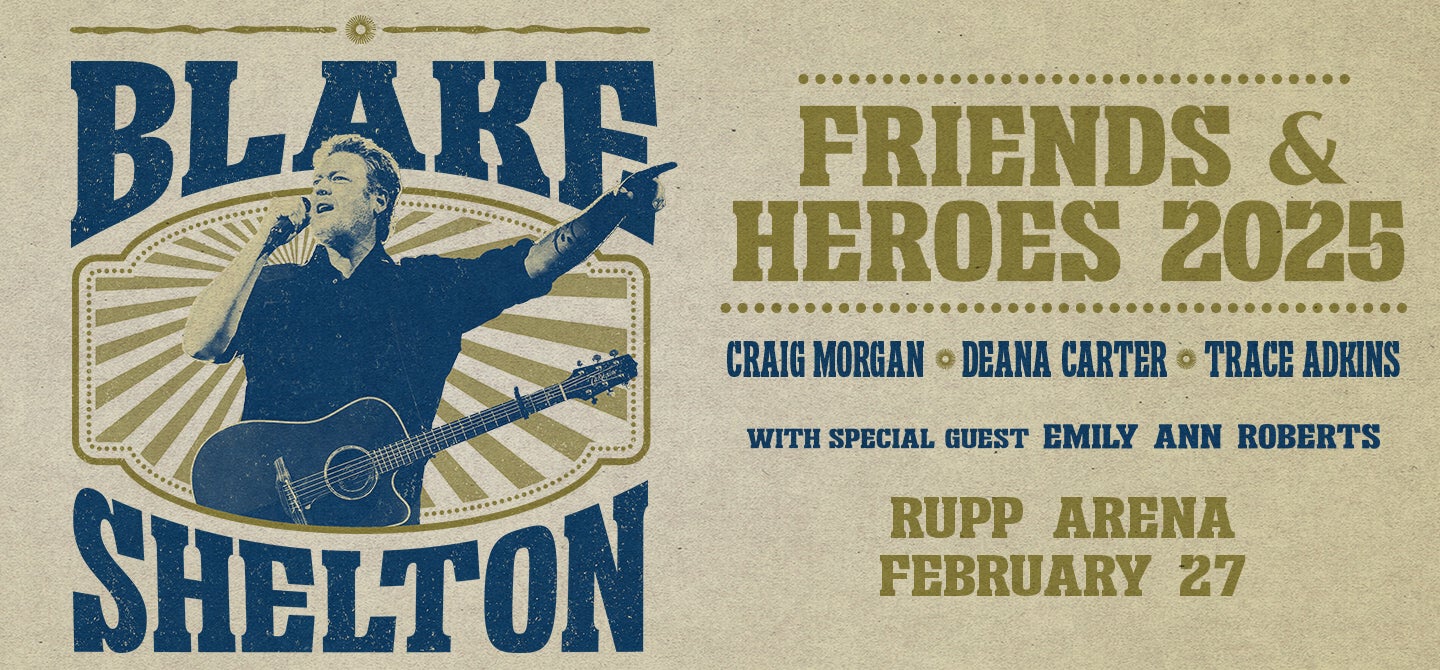 Blake Shelton: Friends & Heroes 2025 | Central Bank Center